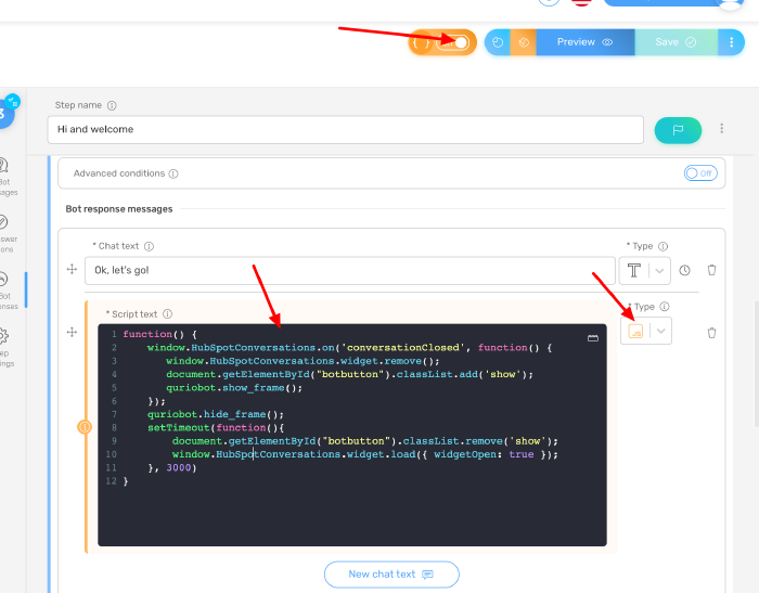 Using both Quriobot and HubSpot live chat - Quriobot Academy